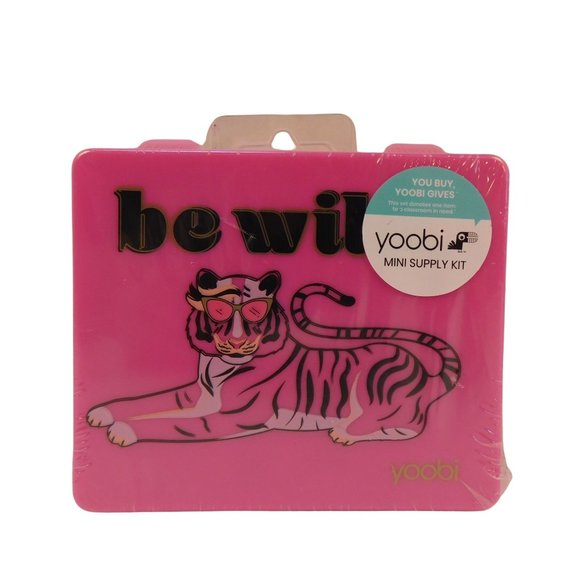 Yoobi | Toys | Yoobi Mini Desk Supply Kit Be Wild Pink Case Wpink ...